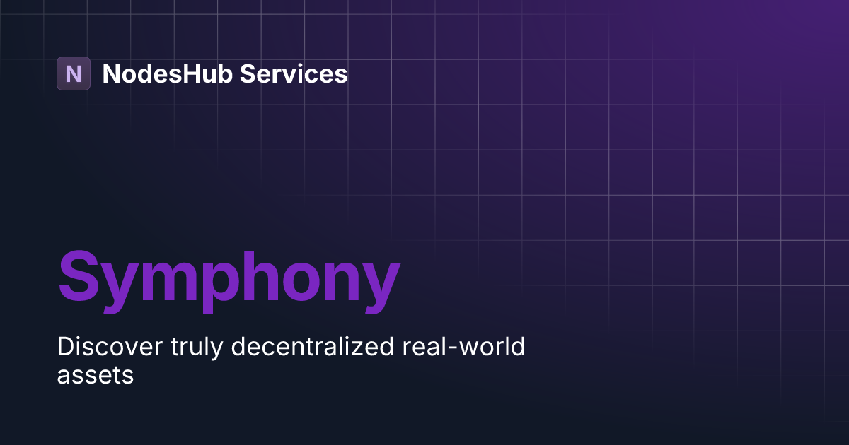 Symphony | NodesHub Services